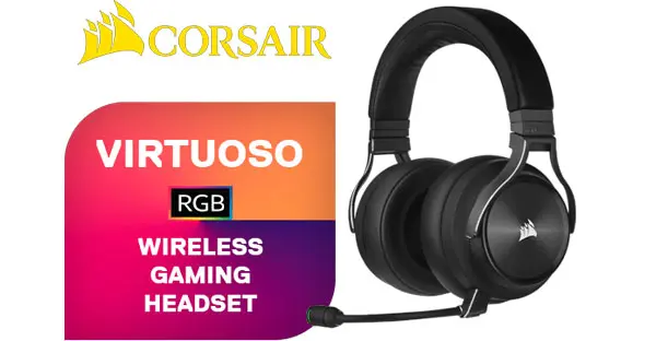 Corsair VIRTUOSO RGB Wireless XT Gaming Headset - Experience Unmatched ...