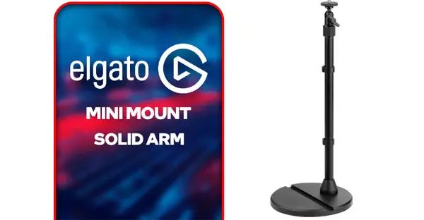 Elgato Mini Mount - Versatile Desktop Stand for Creators
