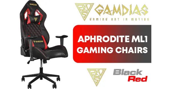 Buy Gamdias Aphrodite ML1 Gaming Chair - Black Red | Ultimate Comfort ...
