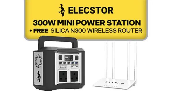 Elecstor 300W Mini Power Station - Portable Power for All Your Needs
