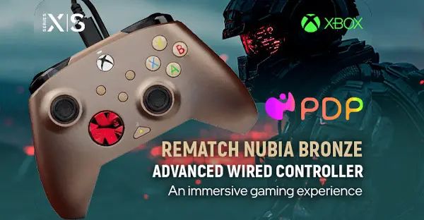PDP REMATCH Nubia Bronze Advanced Wired Controller for Xbox - Enhance ...